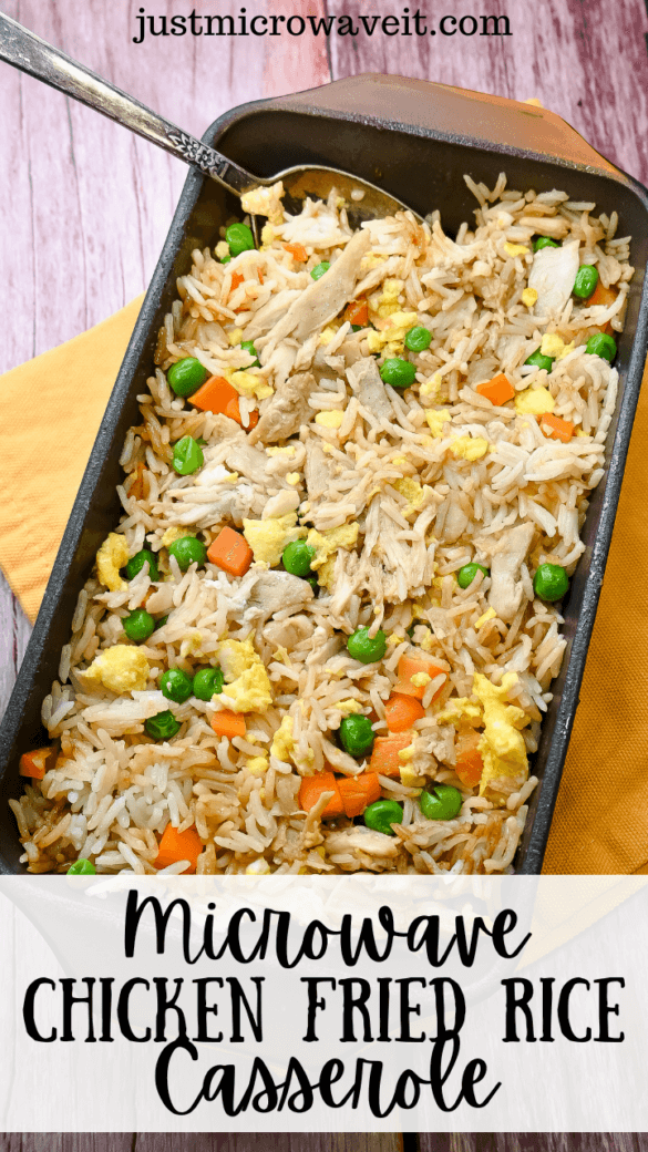 Let's Make Microwave Chicken Fried Rice Casserole | Just Microwave It