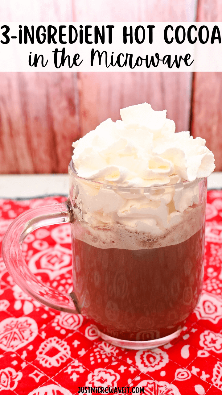 3 Ingredient Hot Cocoa in the Microwave - Made from Scratch | Just ...