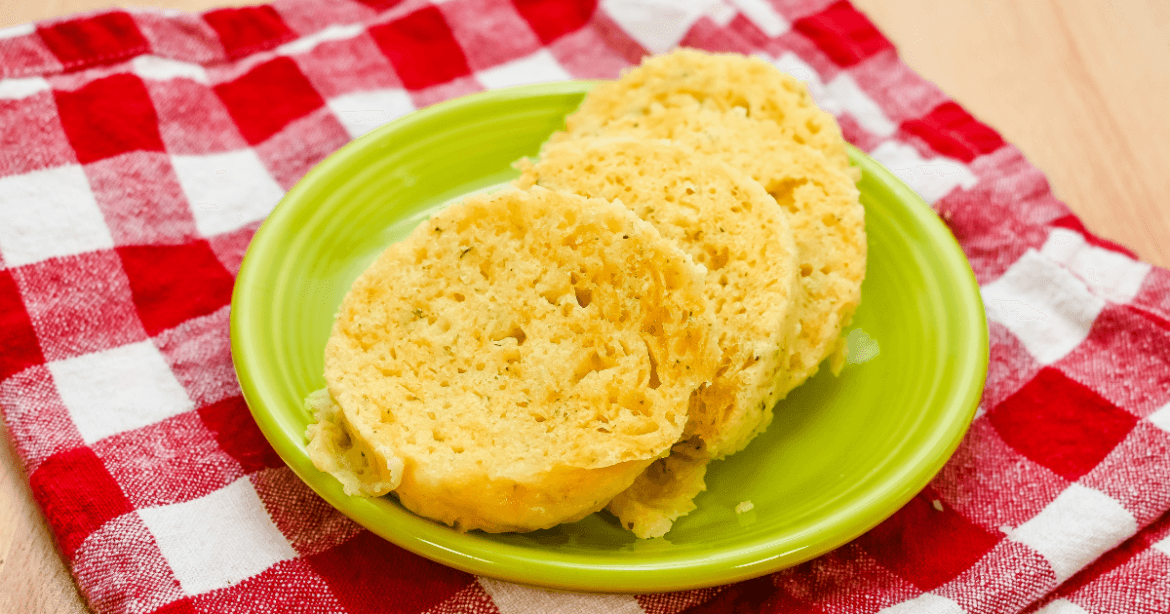 Cheesy Garlic Bread in a Mug | Just Microwave It