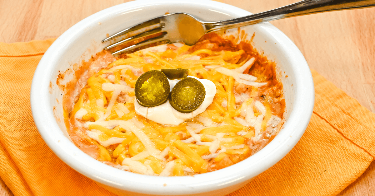 How to make One Bowl King Ranch Chicken Casserole | Just Microwave It