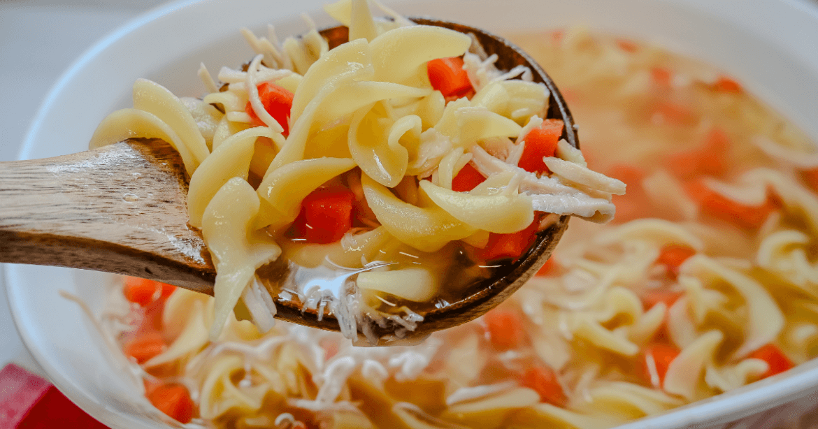 Microwave Chicken Noodle Soup | Just Microwave It