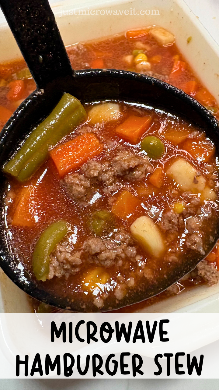 How to make Microwave Hamburger Stew | Just Microwave It