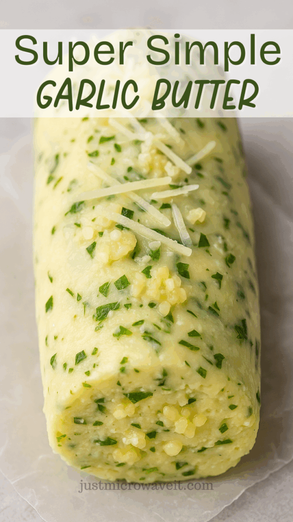 How to make Simple Garlic Butter Quick and Easy | Just Microwave It
